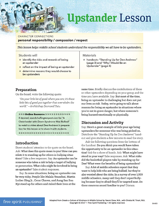 Upstander Lesson | Download | Free Spirit