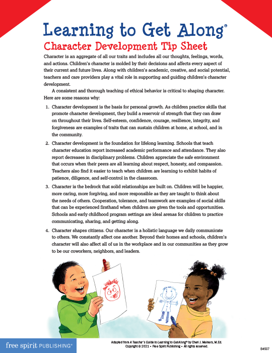 Learning to Get Along Tip Sheet | Download | Free Spirit