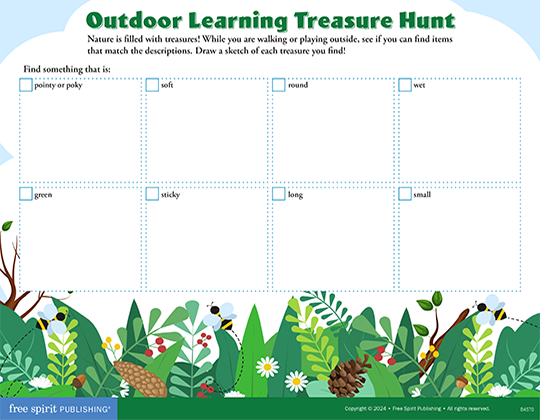Outdoor Learning Treasure Hunt Activity | Download | Free Spirit
