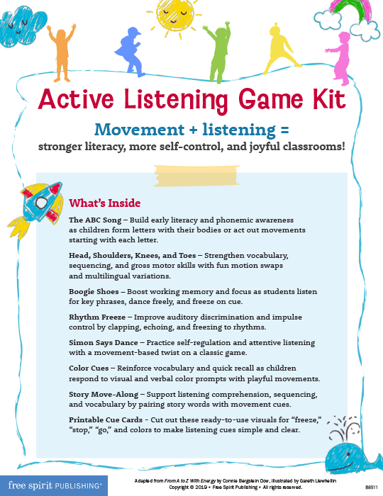 Active Listening Game Kit | Grades PreK–3 | Download | Free Spirit