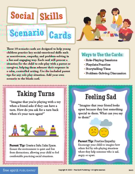 Social Skills Scenario Cards | Grades PreK–3 | Download | Free Spirit