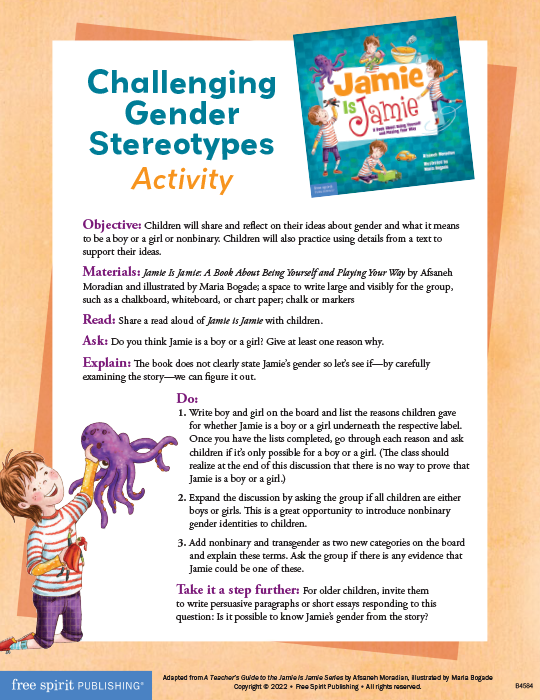Challenging Gender Stereotypes Activity | Free Download