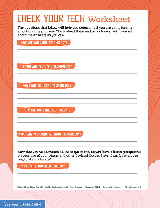 Check Your Tech Worksheet | Download | Free Spirit