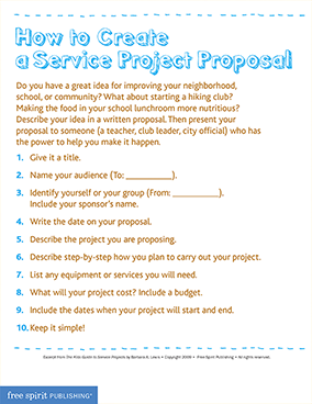 How to Create a Service Project Proposal | Download | Free Spirit