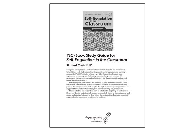 Self-Regulation in the Classroom | PLC/Book Study Guide | Free Spirit