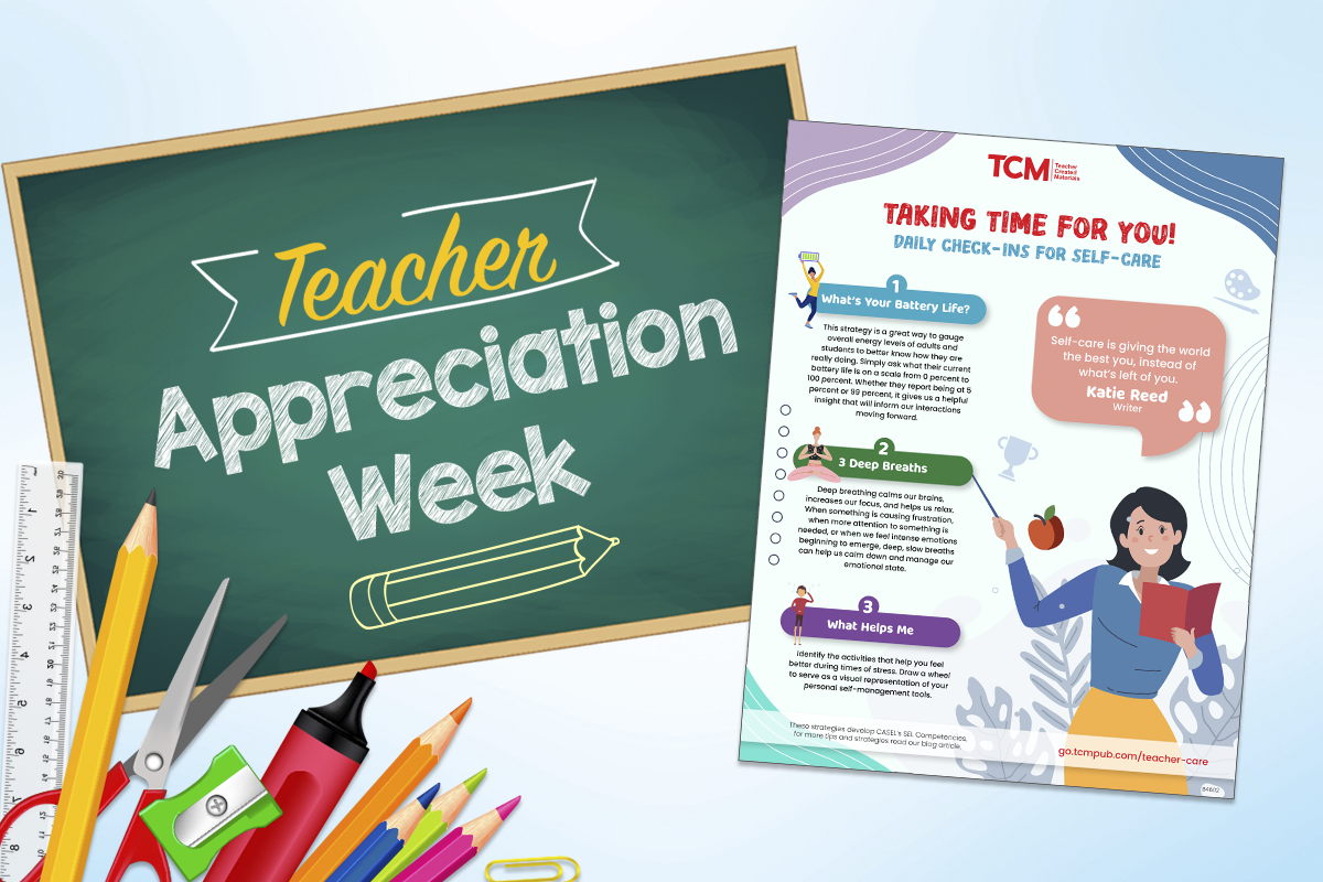 Teacher Self-Care Checklist | Download | TCM Teachers