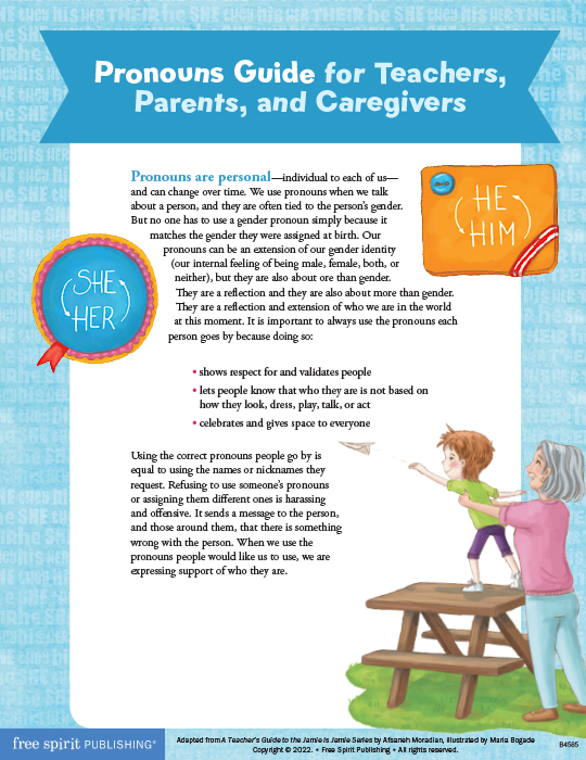 Pronouns Guide | Download | Free Spirit