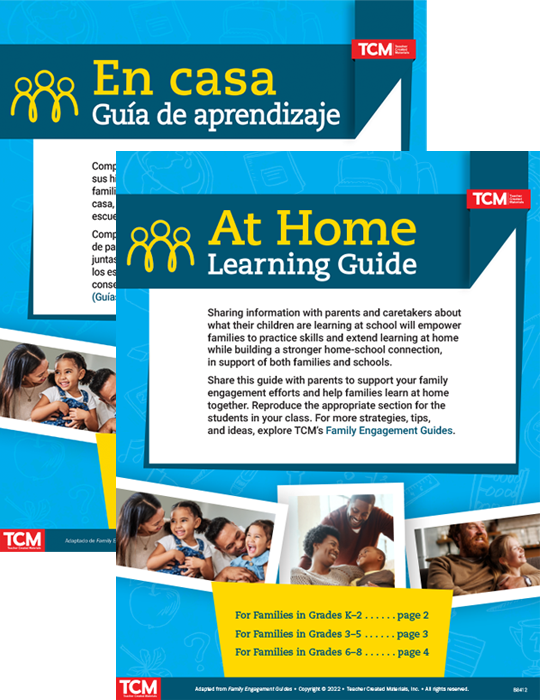 At-Home Learning Guide | K–8 | Download | TCM