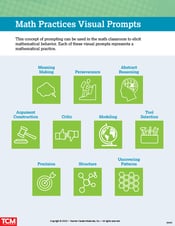 Math Practices Visual Prompts Poster | Download | TCM