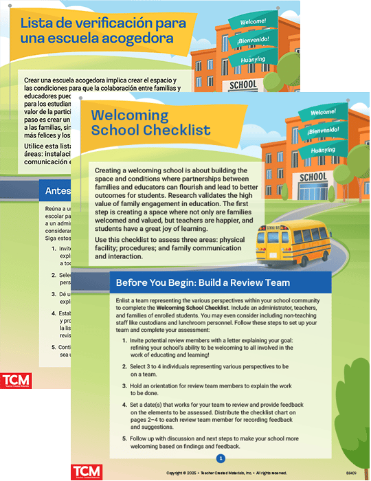 Welcoming School Checklist | K–12 | Download | TCM