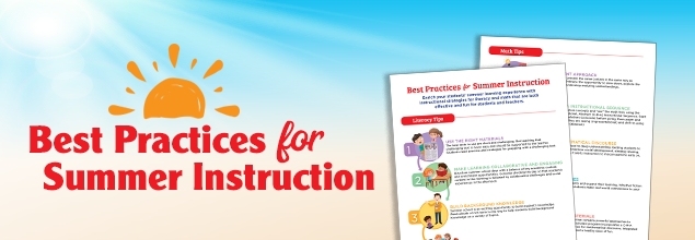 Summer Instruction Checklist K-12 | Download | TCM/Admin