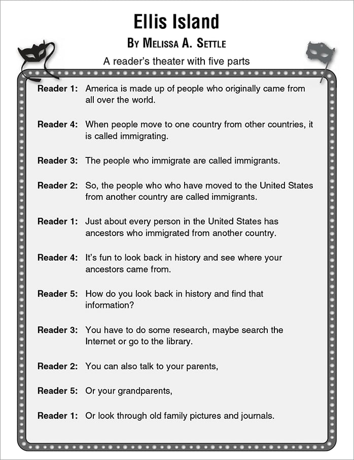 Ellis Island: Reader's Theater | Script and Lesson | TCM