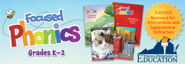 Virginia Focused Phonics K–2 | TCM/Admin