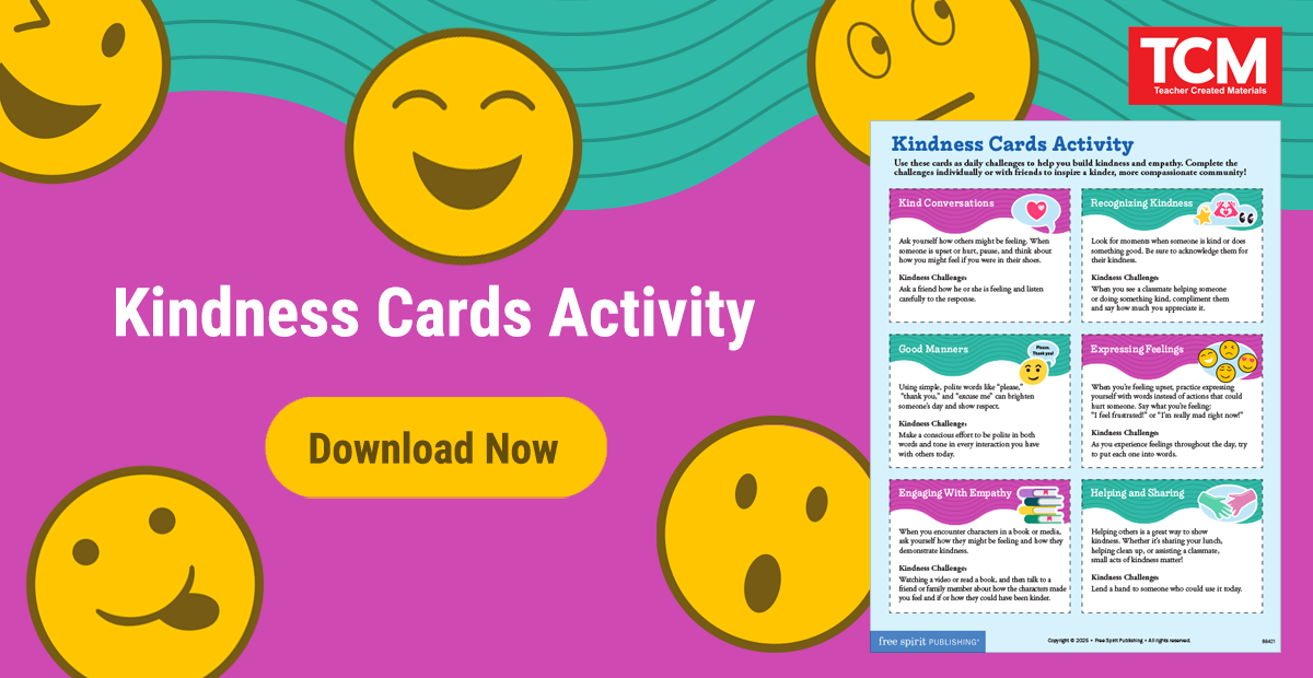 Kindness Cards Activity | Grades K–8 | Download | Free Spirit