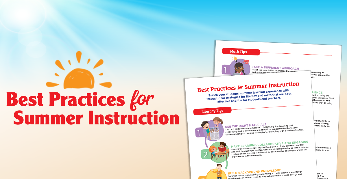 Summer Instruction Checklist K-12 | Download | TCM/Admin