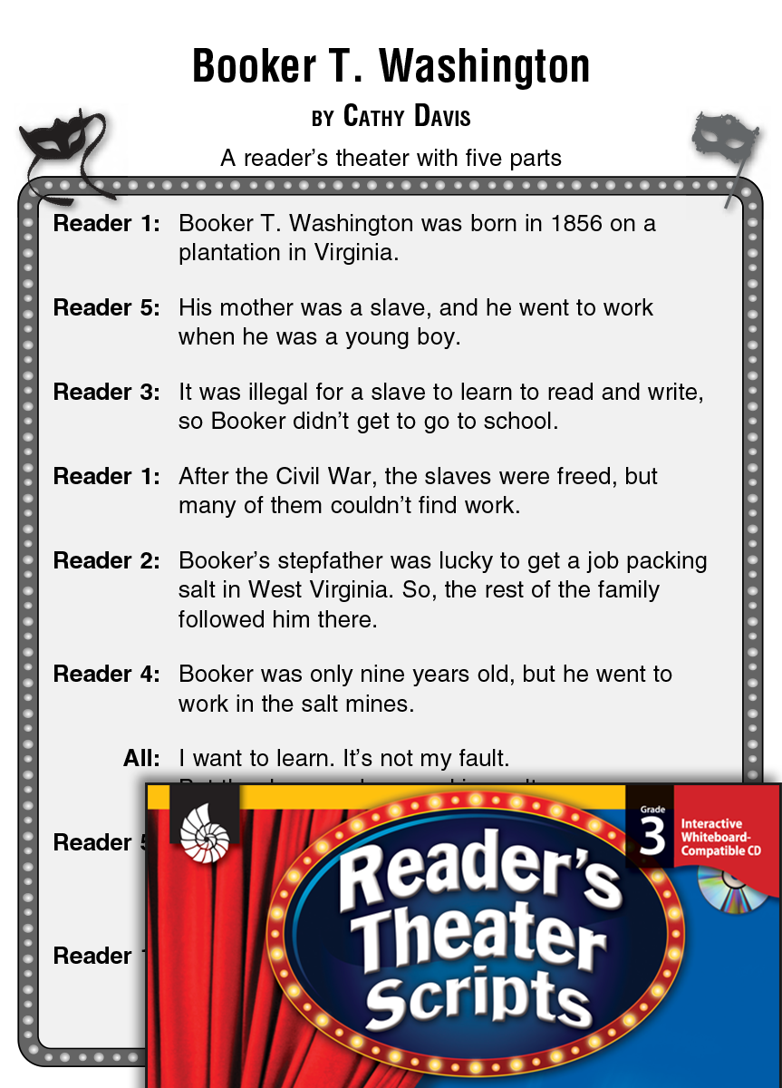 Booker T. Washington: Reader's Theater | Script and Lesson | TCM