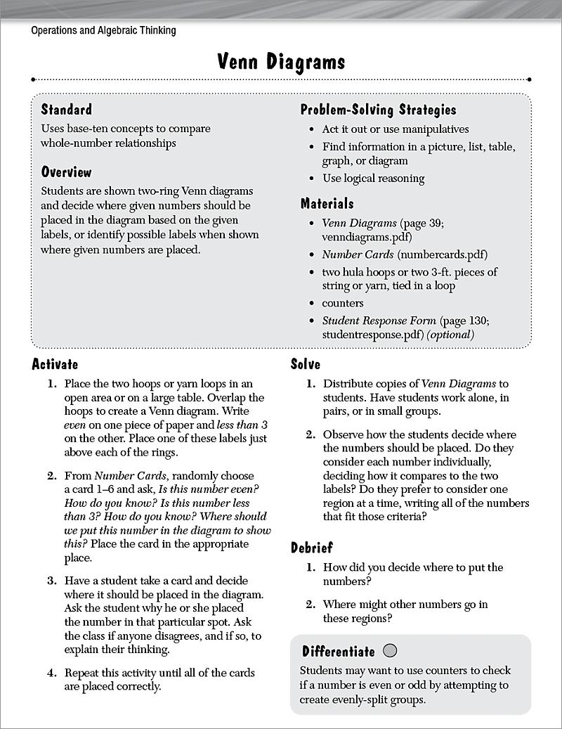 Operations and Algebraic Thinking: Greater Than and Less Than | Lesson ...