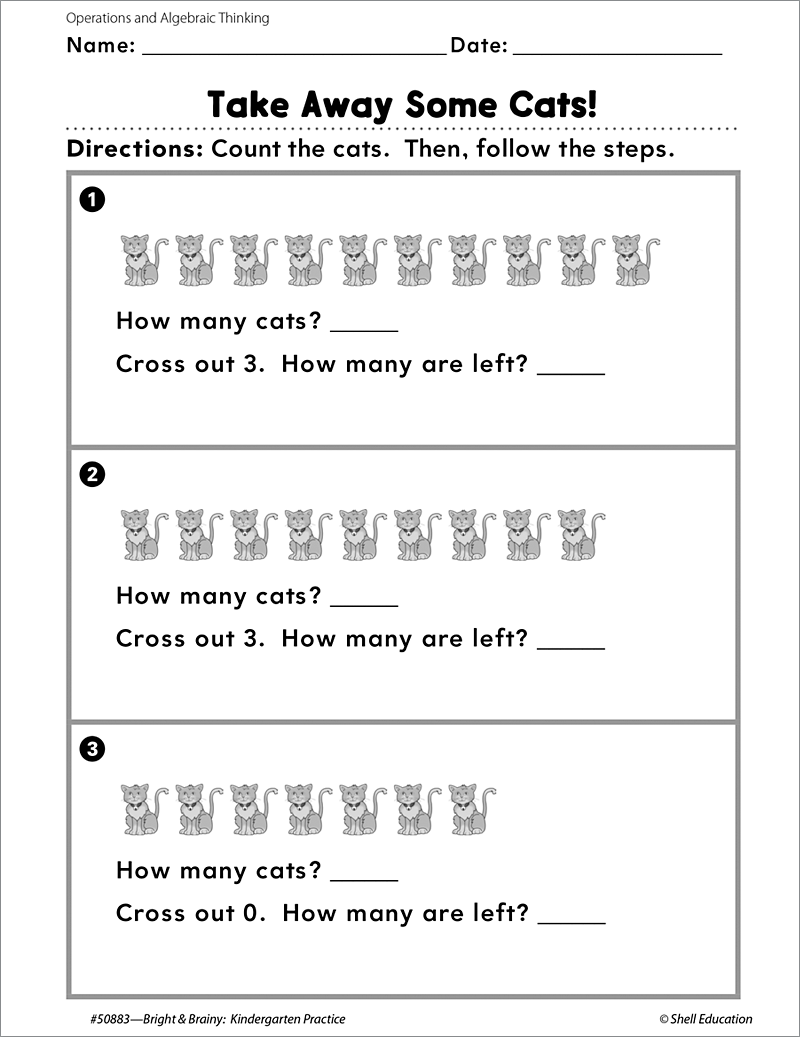 Operations and Algebraic Thinking: Take Away | Download | TCM