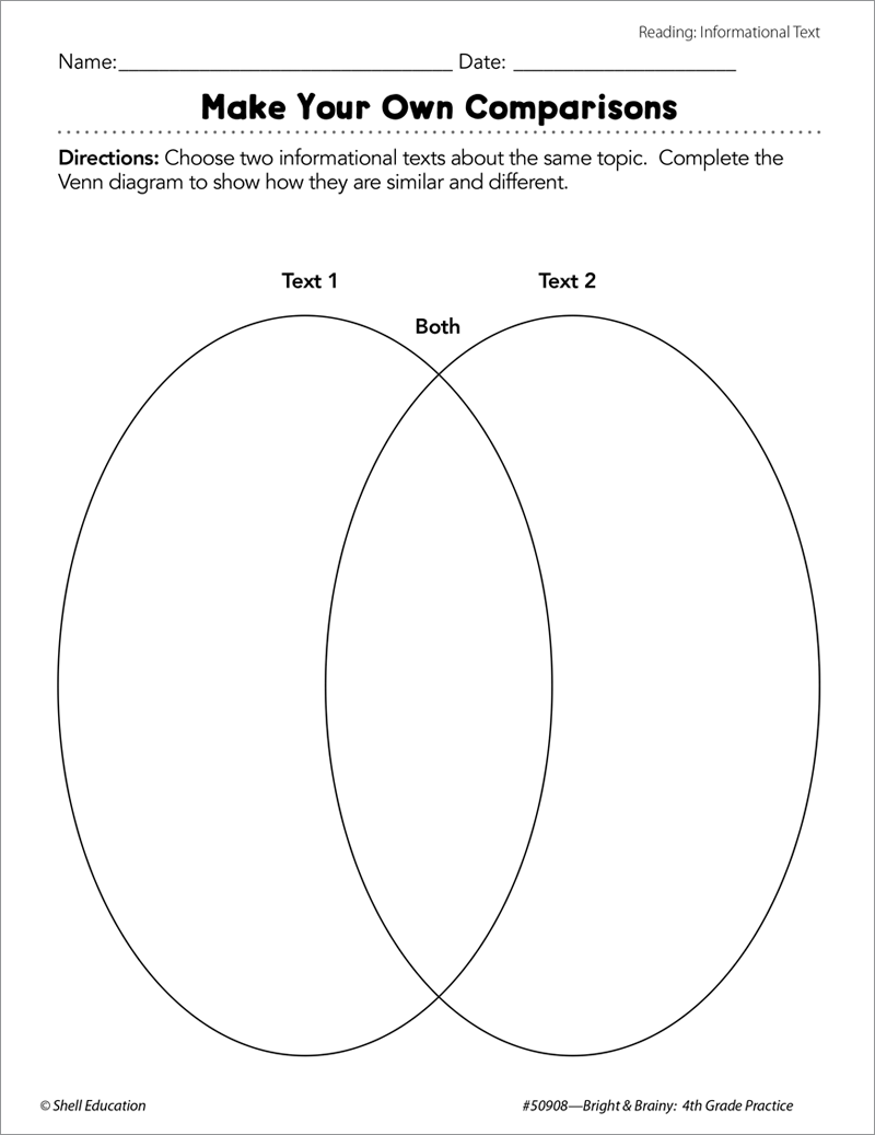 Informational Text: Compare and Contrast | Download | TCM