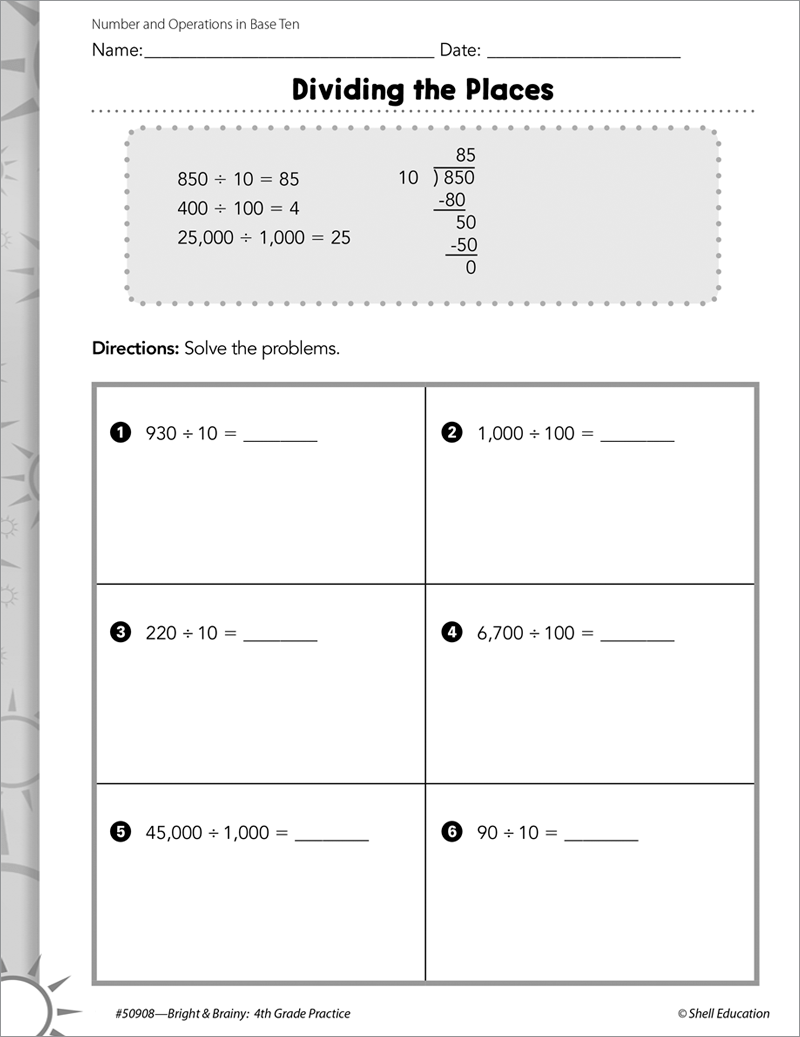 Operations and Algebraic Thinking: Multiplication and Division ...