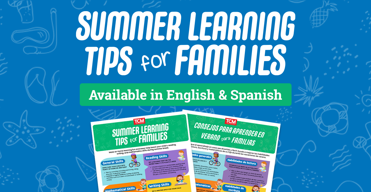 Summer Learning Tips K–12 | Download | TCM