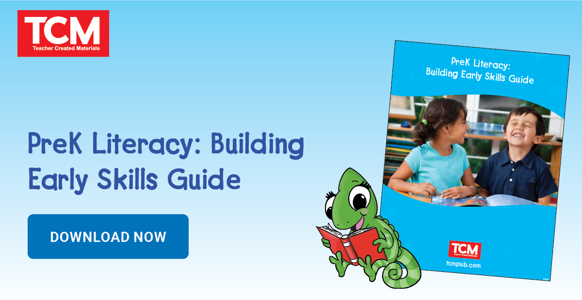 PreK Literacy: Building Early Skills Guide | PreK | Download | TCM